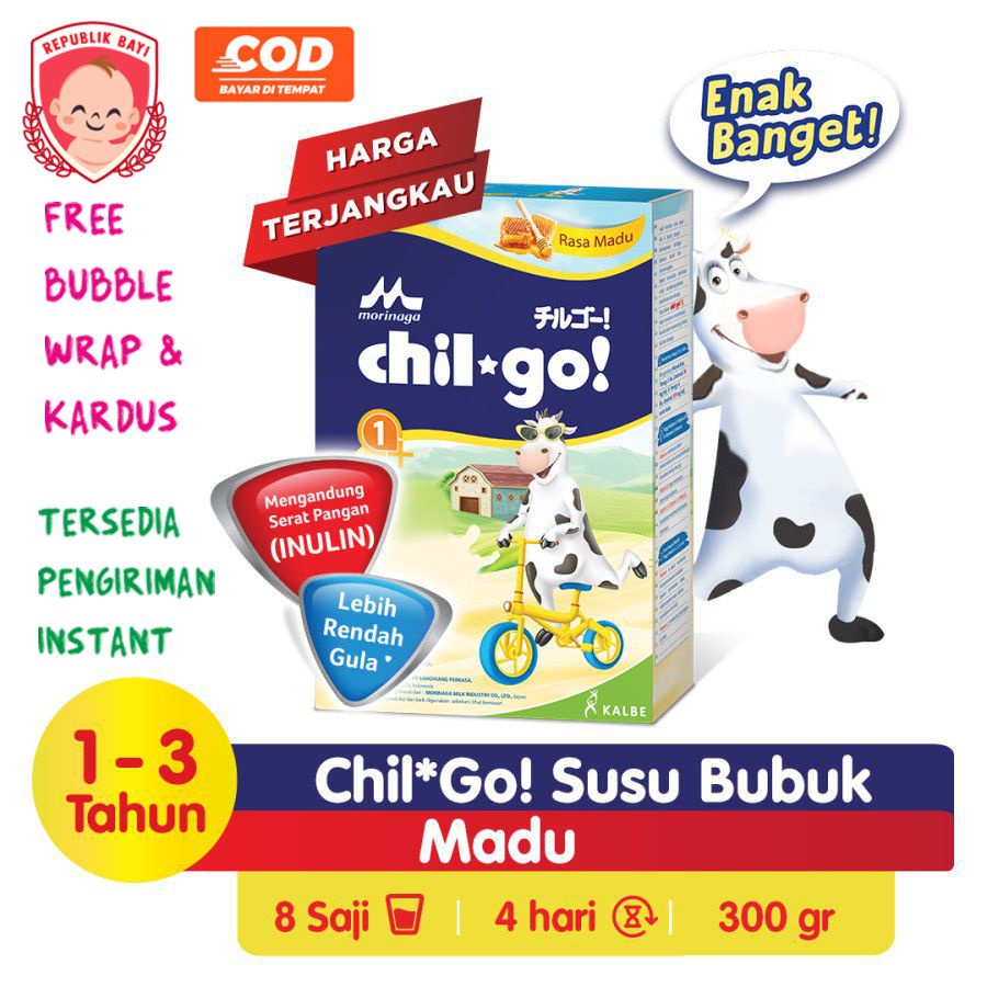 Jual Chil Go Chilgo Powder Bubuk 1+ Madu 300gr Susu Formula Murah Free ...