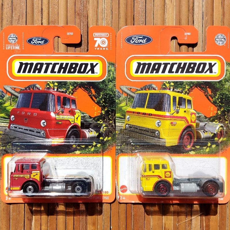 Jual MATCHBOX 1965 FORD C900 TRUCK 2022 KUNING 2023 MERAH - ECONOLINE ...