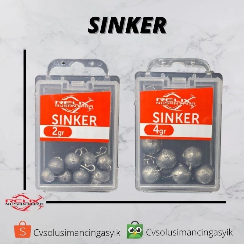 Jual SINKER Pemberat - Relix Nusantara | Shopee Indonesia