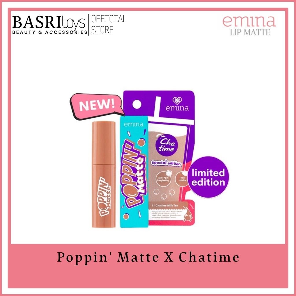 Jual Emina New Limited Edition Emina Poppin Matte X Chatime Shopee Indonesia