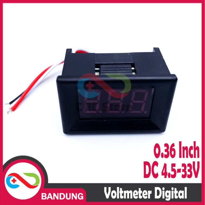 Jual Digital Tube 0 36 Inch Led Digital Voltmeter Dc4 5v 30v Shopee Indonesia