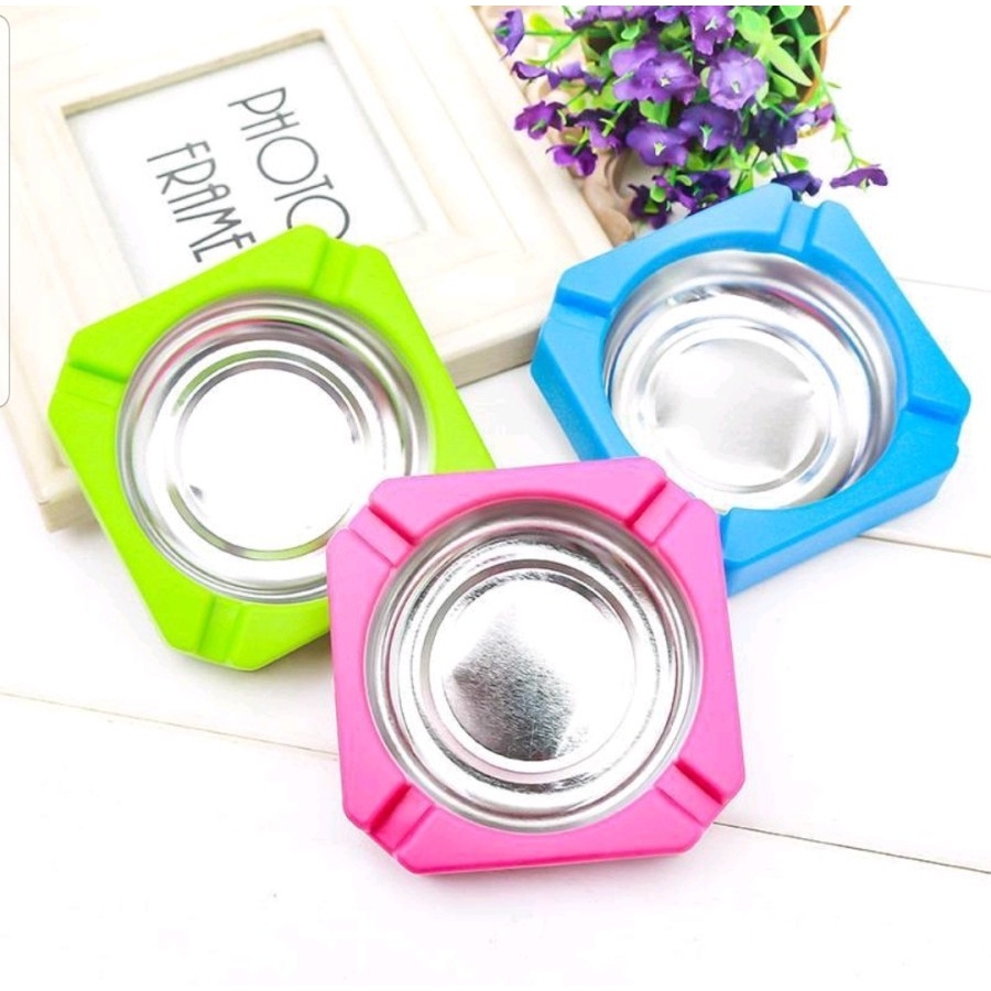 Jual Asbak Rokok Model Segi Empat Segi Lima Bahan Luar Plastik Dalam ...