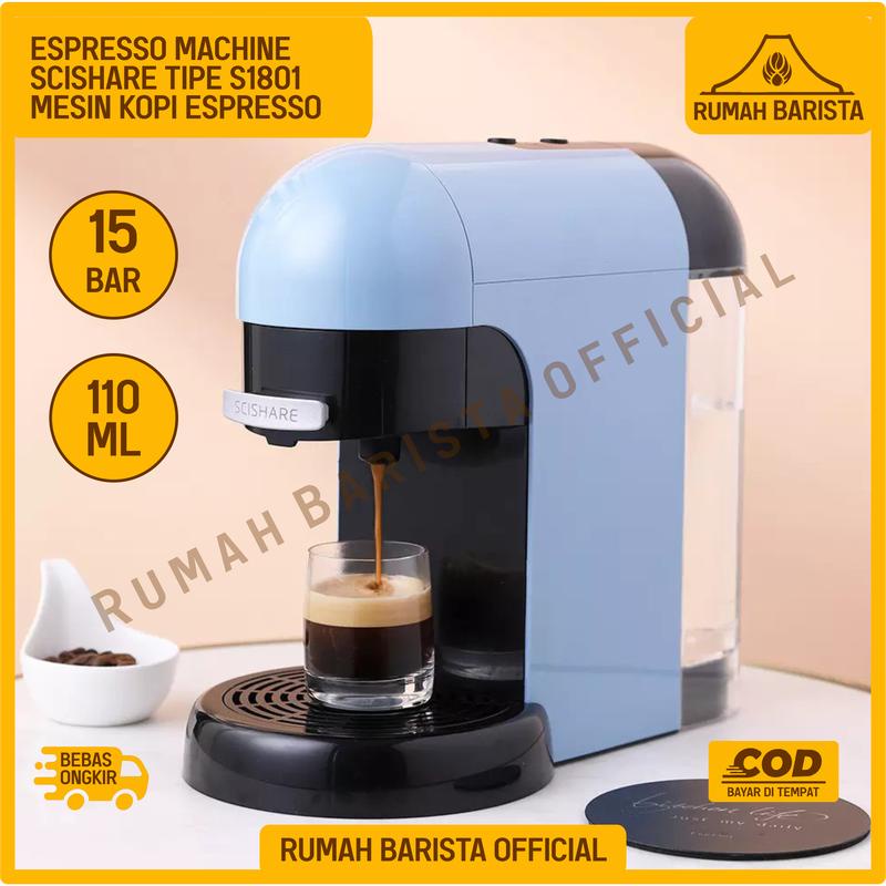 Jual Mesin Kopi Espresso SCISHARE Coffee Maker 15 Bar 700ml Tipe S1801 ...