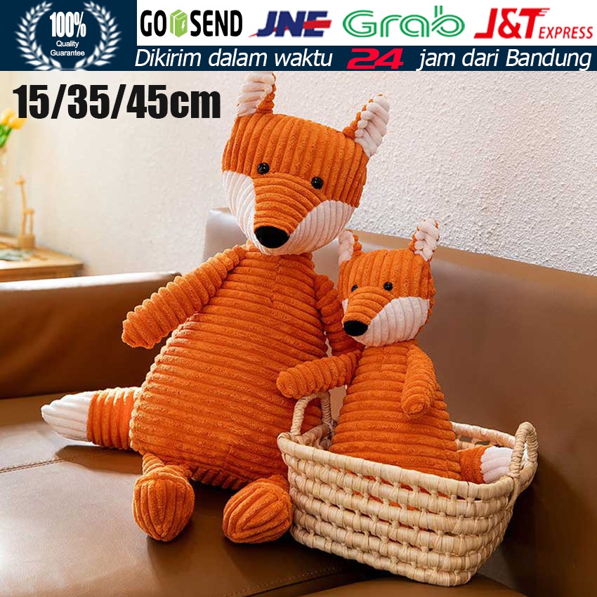 Jual Cute Fox Plush / Fox Plushie Bantal / Cute Fox Stuffed Toy / Plush ...