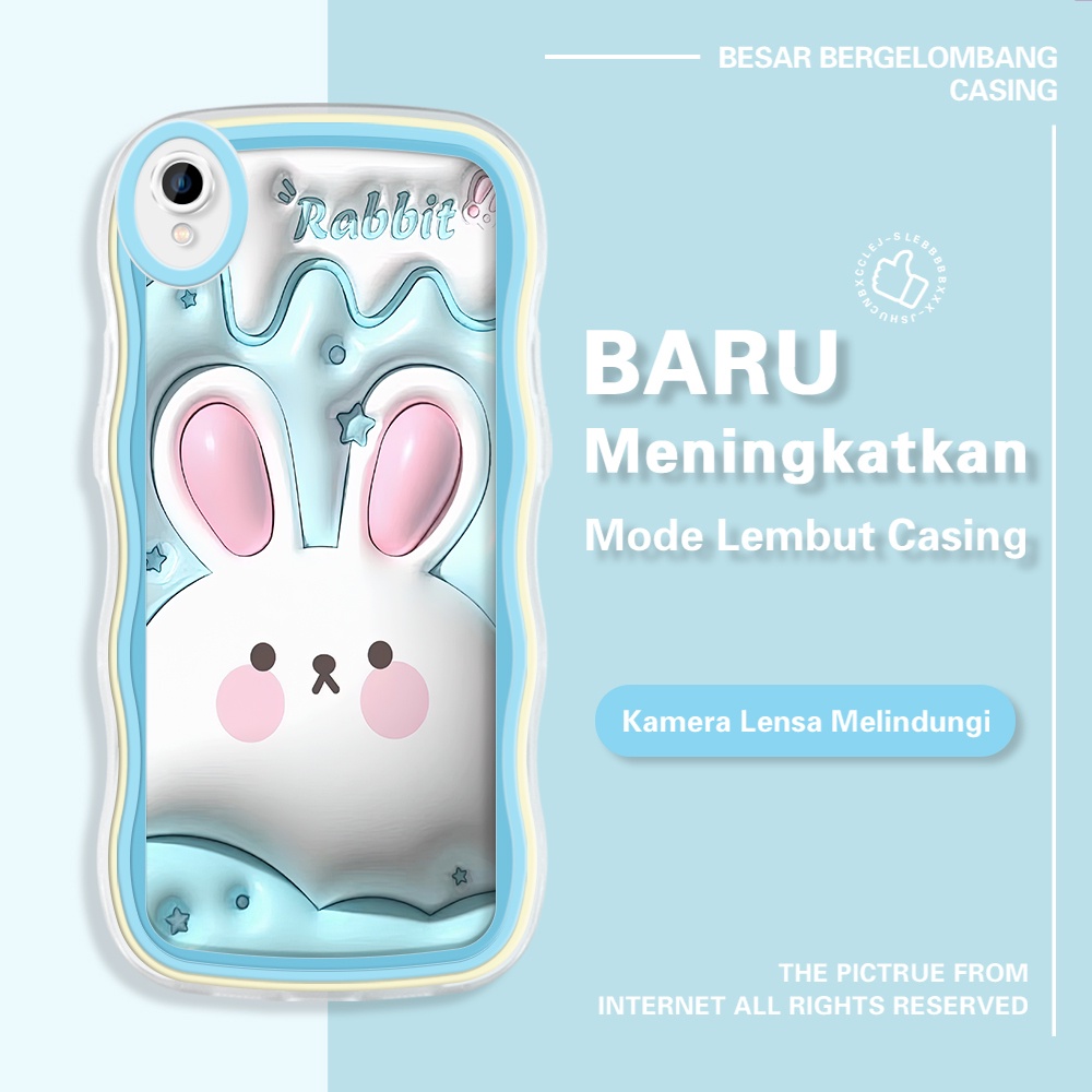 Jual Vivo Y1S Y91C Untuk Phone Case Softcase Casing Cute Imut Blue Star ...