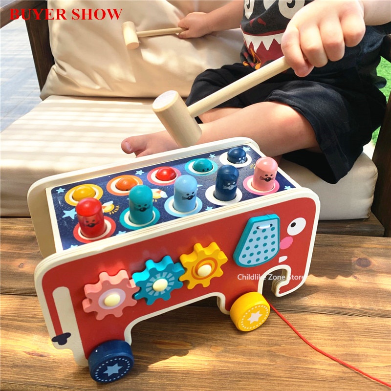 Jual AA34RF Mainan Anak Whack-a-mole/Whack-a-mole Mainan Kayu/mainan ...