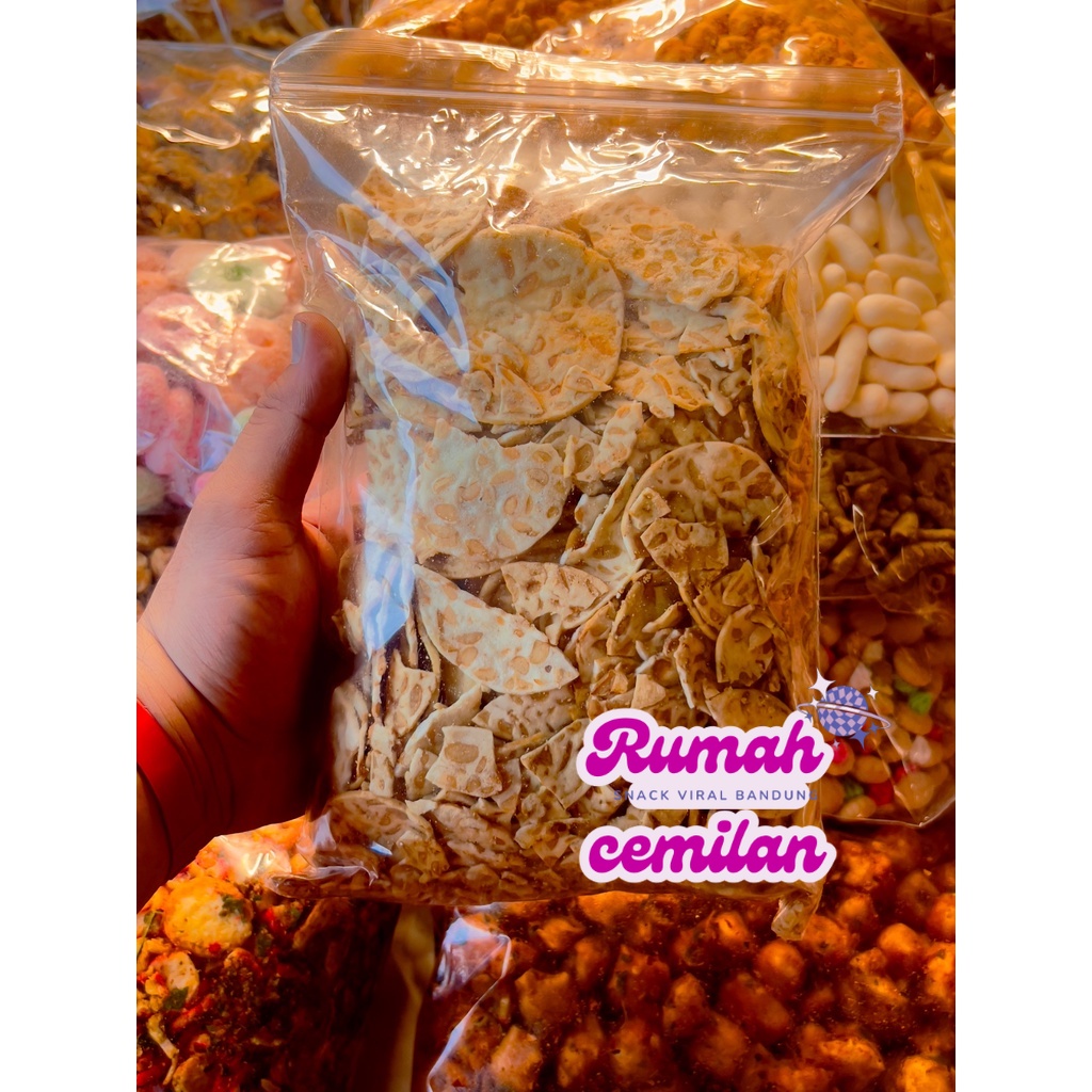 Jual KERIPIK TEMPE SAGU /TEMPE OVEN BERAT 500 gram RUMAH CEMILAN ...
