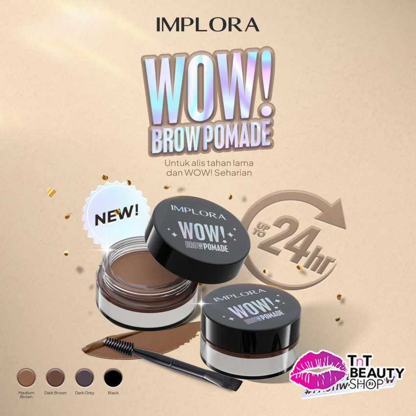 Jual Implora Wow Brow Pomade | TnT Beauty Shop | Shopee Indonesia