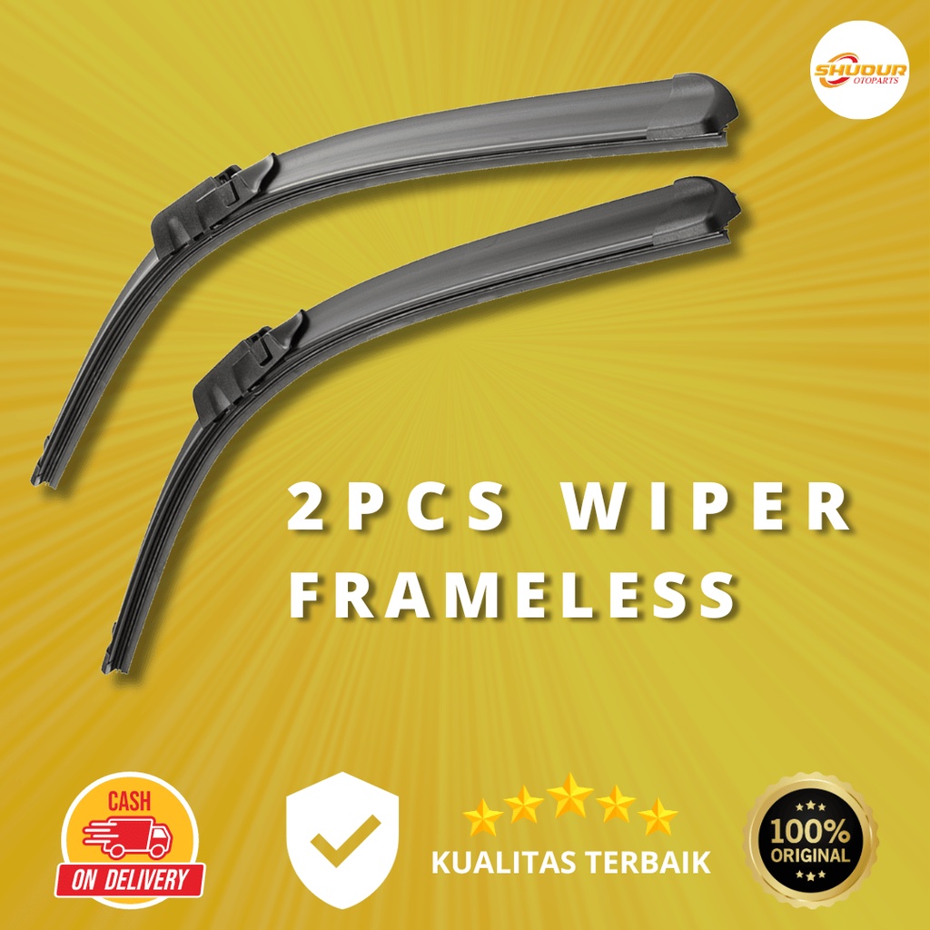 Jual Wiper Mobil Misubishi Kuda Frameless Model Banana Karet Tanpa ...