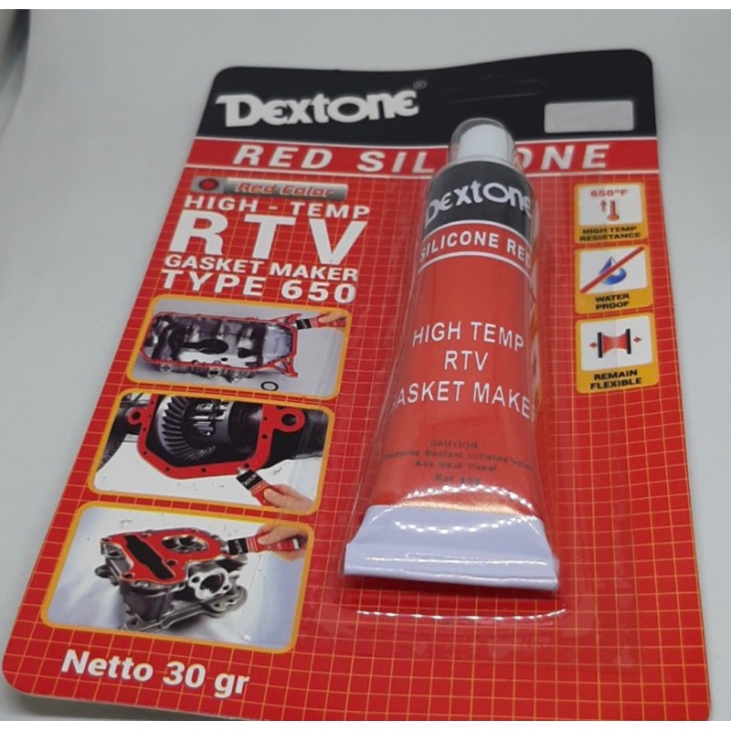 Jual Lem silicone red dextone | Shopee Indonesia