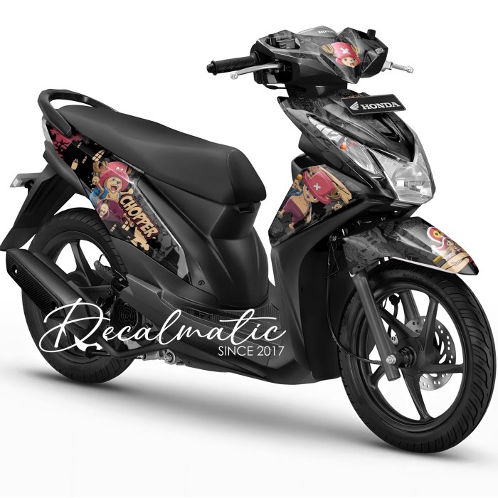 Jual Stiker Decal Beat Full body Karbu FI POP Deluxe One Piece Chopper ...