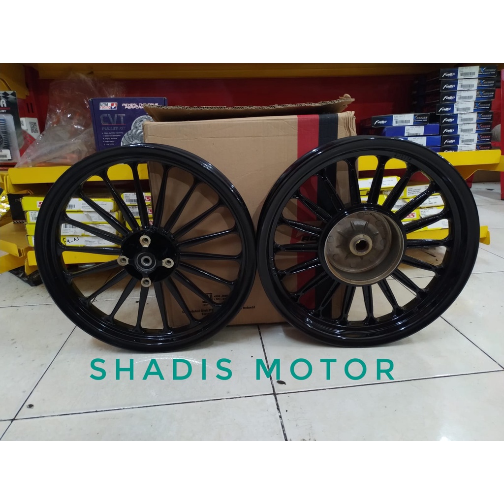 Jual Velg Bintang Rossy Motor Xeon Warna Black Tipe Galaxy 2 | Shopee ...