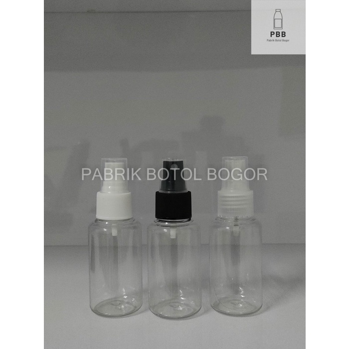 Jual Botol Tubular 60Ml Clear Spray Putih Hitam Clear N 24 60 Ml ...