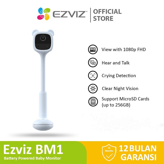 Jual EZVIZ BM1 Baby Camera Monitor CCTV With Battery Powered | Shopee ...