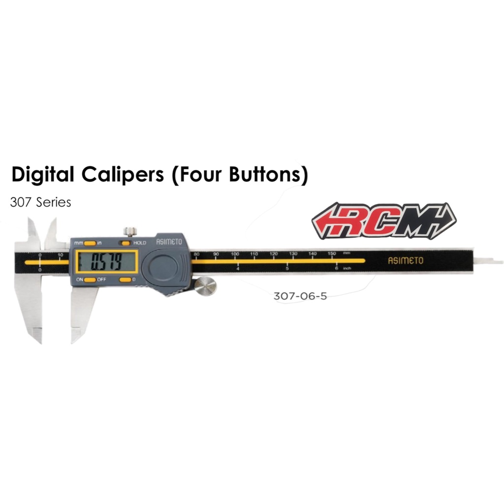 Jual 307- 06-5 08-5 12-5 SERIES FOUR BUTTONS DIGITAL CALIPERS KALIPER ...