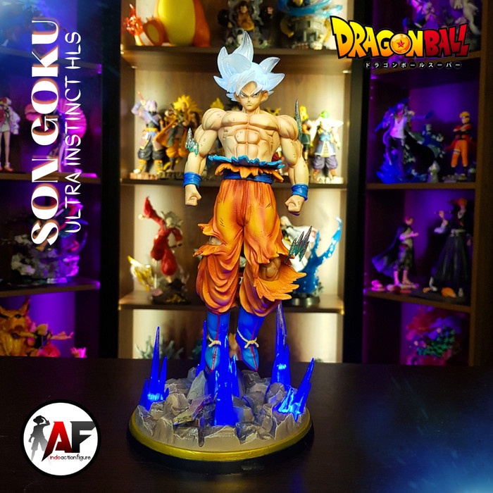 Jual Statue Dragon Ball Goku Ultra Instinct UI HLS design with LED ...