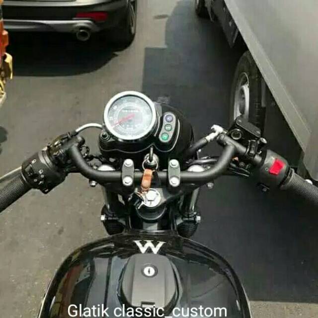 Jual STANG CUSTOM CLUBMAN CAFE RACER W175 XSR 155 | Shopee Indonesia