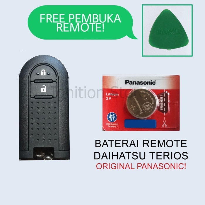 Jual Baterai Remote Daihatsu Terios ORIGINAL PANASONIC | Shopee Indonesia