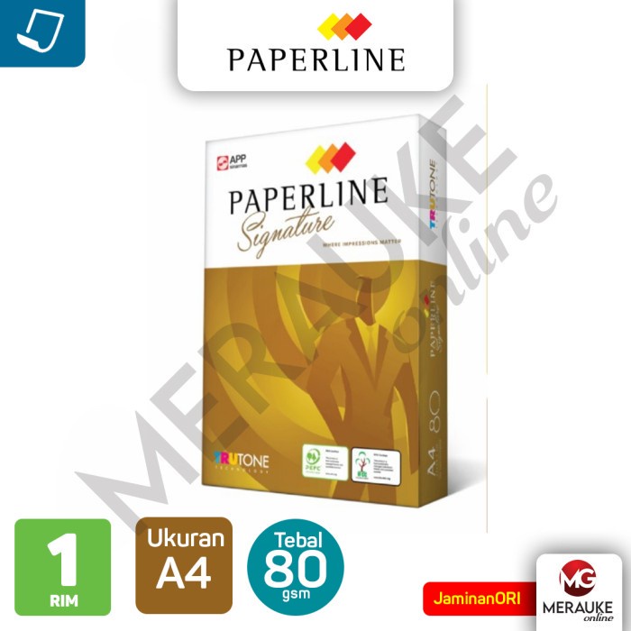 Jual Kertas HVS Paperline Signature A4 80 GSM | Shopee Indonesia