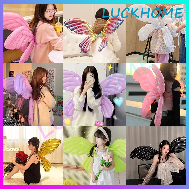 Jual Balon Pesta Sayap Balon Balon Sayap Hewan Kupu-Kupu Cantik Balon ...