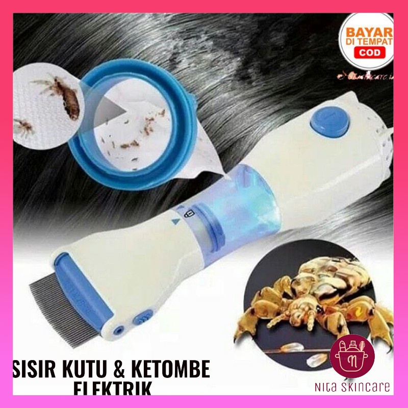 Jual Sisir kutu rambut / Telur Kutu / Ketombe elektrik v-comb | Shopee ...