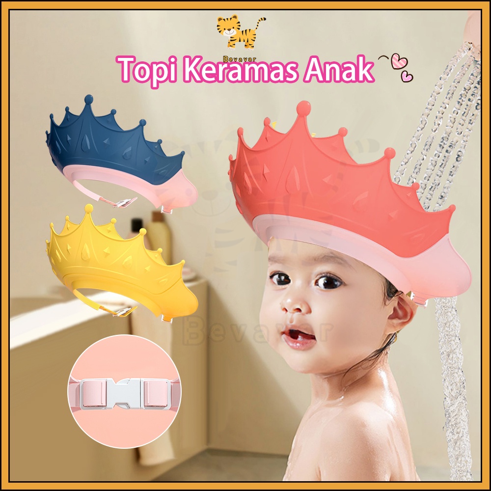 Jual ID Bevavar Topi Keramas Anak Bayi /Topi Pelindung Mandi Bayi /Baby ...