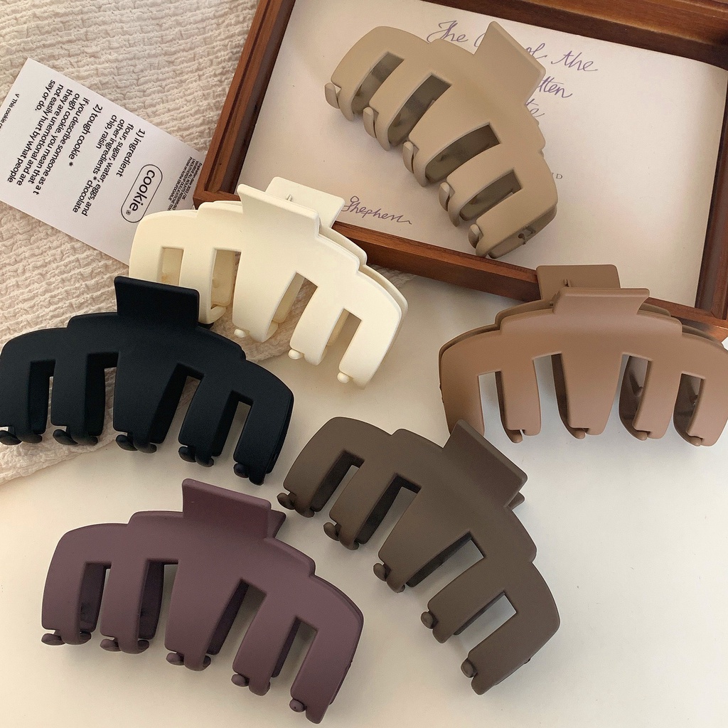 Jual ED - 10CM - JEPIT RAMBUT KOREA DOFF FASHION MODEL KOTAK JUMBO ...