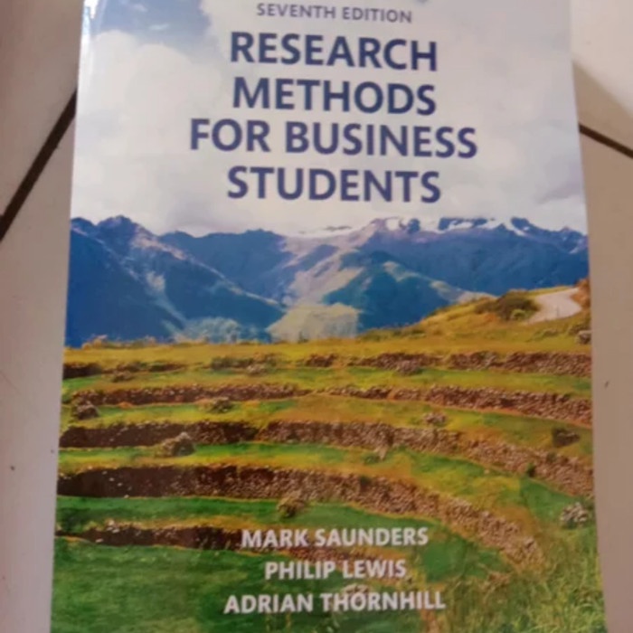 Jual PROMO RESEARCH METHODS FOR BUSINESS STUDENT 7TH EDITION BY MARK ...