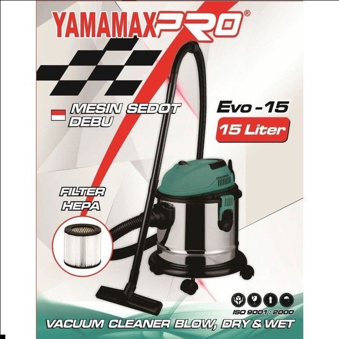 Jual YAMAMAX Vacuum Cleaner YMMX EVO 15 Liter Penghisap Debu | Shopee ...