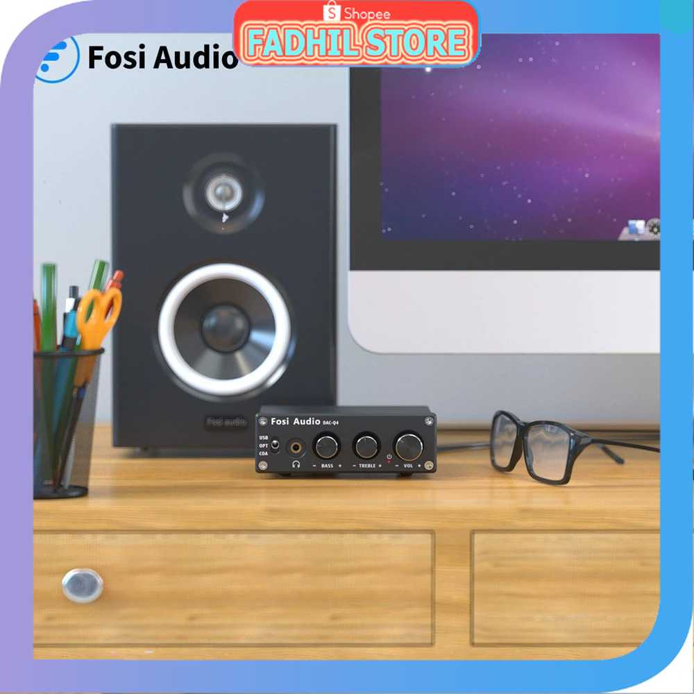 Jual FS - Fosi Audio USB Amplifier HiFi Stereo Gaming DAC & Headphone ...