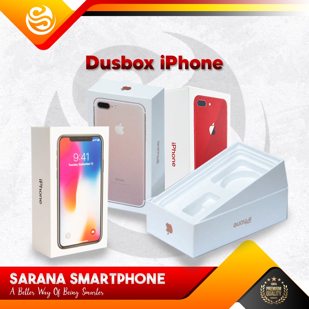 Jual Dus Box Kotak iPhone 7 7 Plus + 8 8 Plus + X XS XS Max Kardus Tanpa Aksesoris Box Only ...