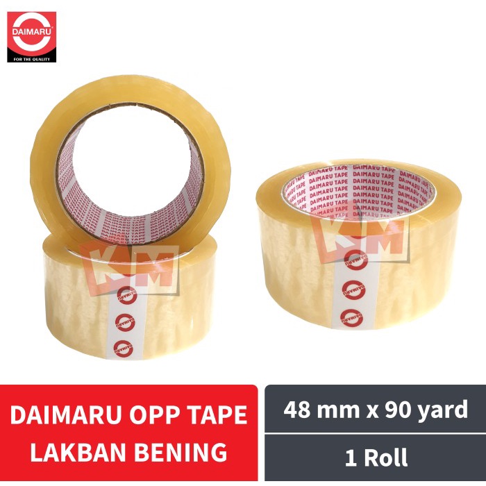 Jual Lakban Bening Daimaru Opp Packing Tape 2 Inch / 48 mm x 90 yard (2'') | Shopee Indonesia