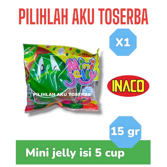Jual INACO Mini Jelly isi 5 cups - ( HARGA 1 BUNGKUS ) | Shopee Indonesia