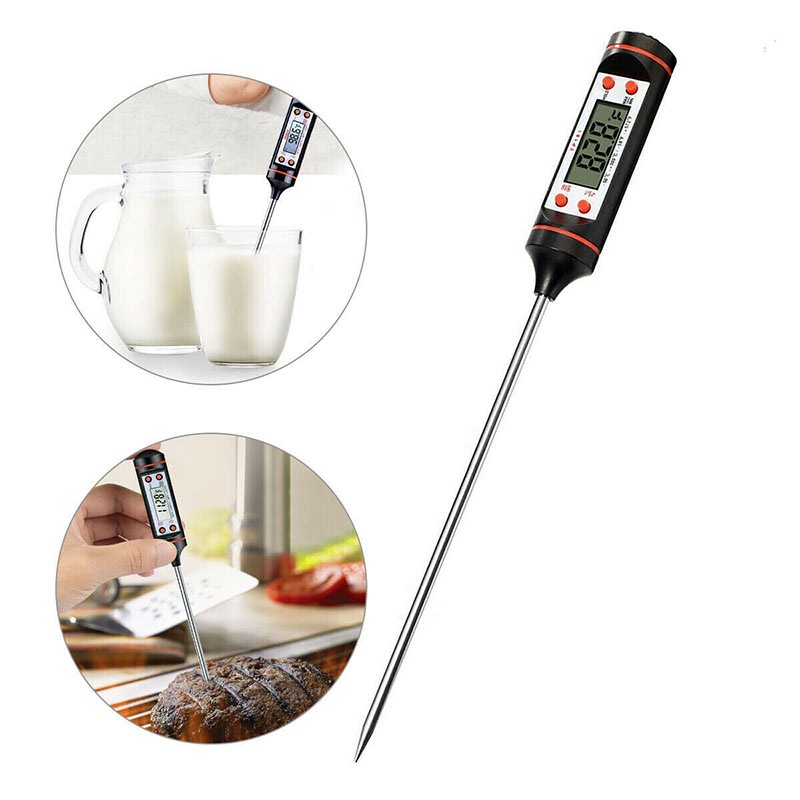 Jual (SAS) Cooking Digital Thermometer bisa untuk kopi, susu, air, alat ...