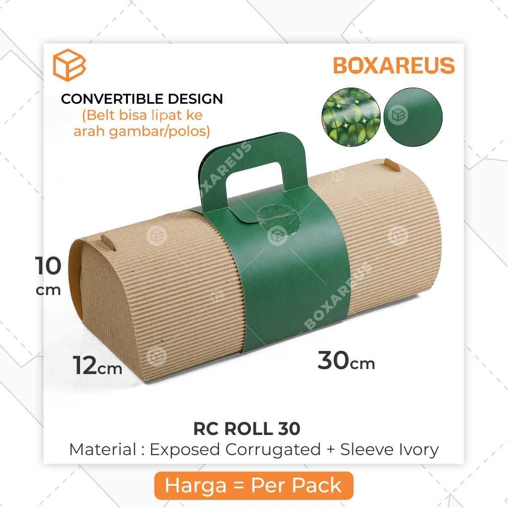 Jual Box Toples Kotak Handle Kemasan Bolu Gulung Roll Cake Hampers | RC ROLL 30 | Shopee Indonesia