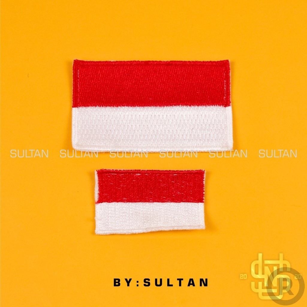 Jual Bordir BORDIR LOGO SEKOLAH Bendera Merah Putih, Osis SD, SMP, SMA ...