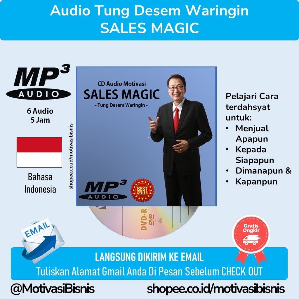 Jual Sales Magic Audio - Tung Desem Waringin - Sales Marketing Business Revolution - Cara ...
