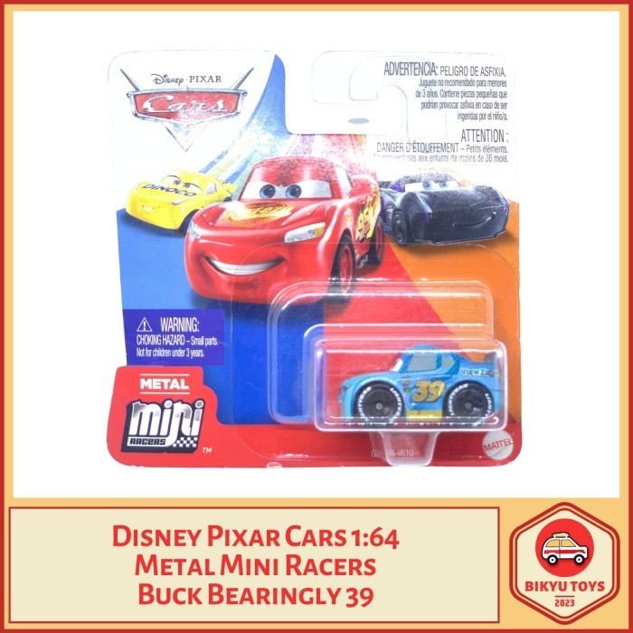 Jual Disney Pixar Cars 1:64 Metal Mini Racers Buck Bearingly 39 ...
