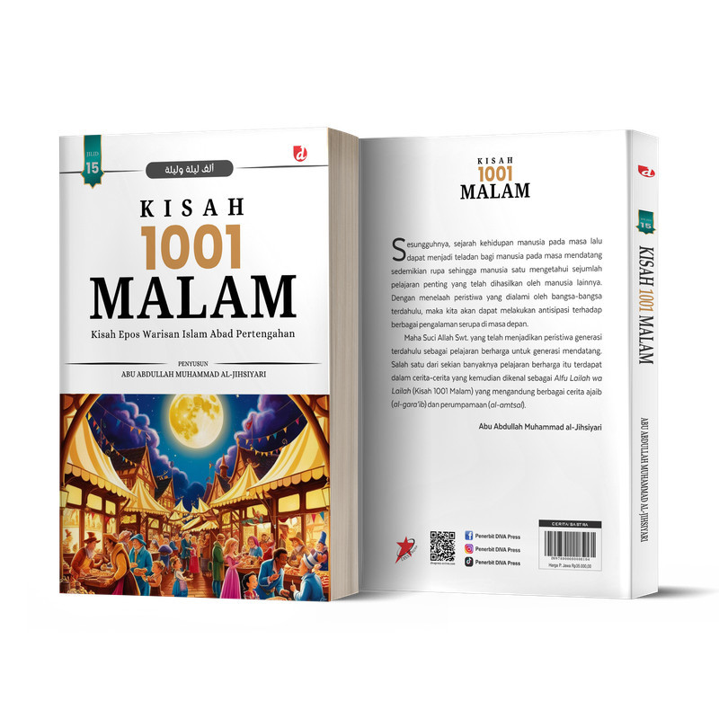 Jual ORIGINAL Buku Kisah 1001 Malam (Kisah Epos Warisan Islam Abad Pertengahan) Jilid 15 - DIVA ...