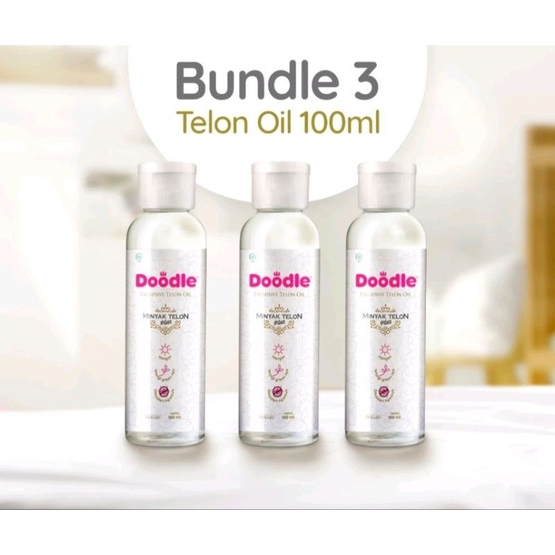 Jual Original Doodle Bundle Oil Telon 100 ml (3 pcs) | Shopee Indonesia