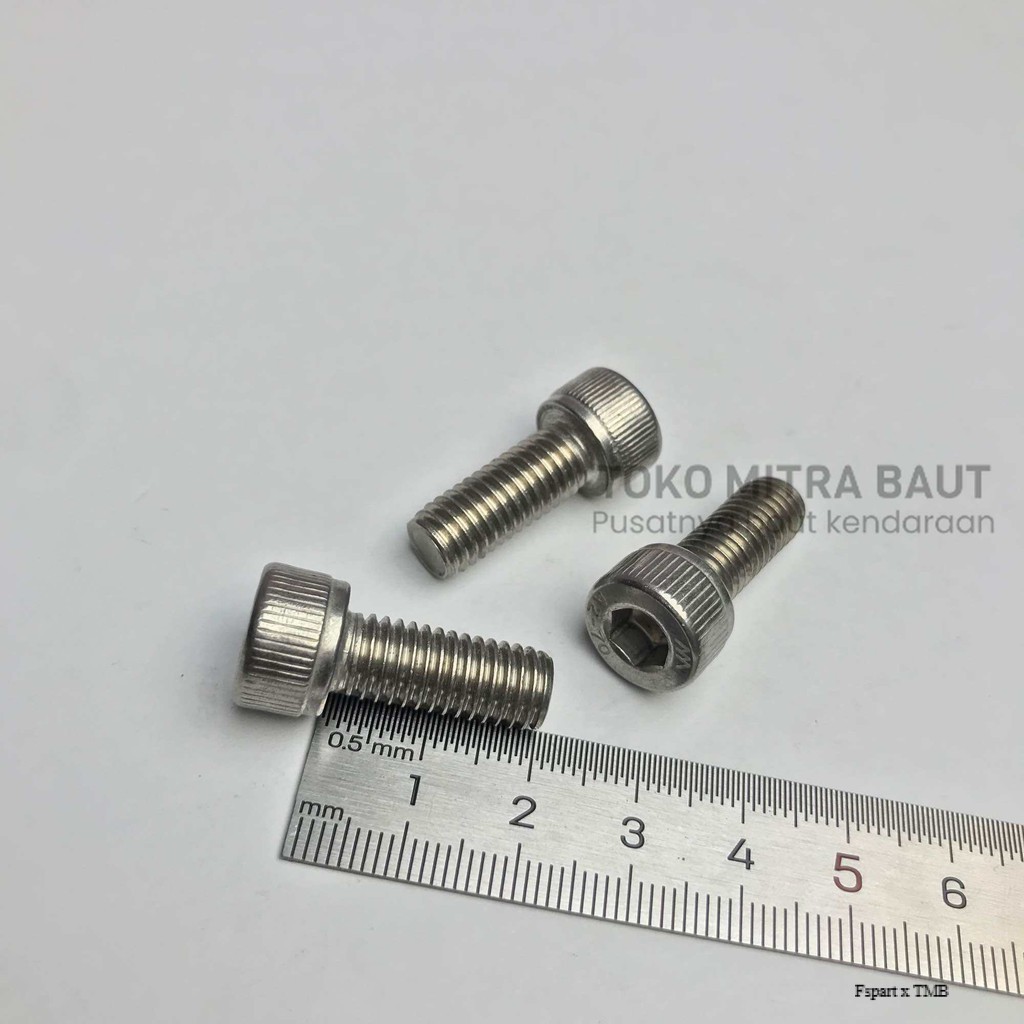 Jual Baut 12 Kunci L M8 Panjang 2cm Baut Stenlish Original Krakatau Duduk Kawasaki Ninja KLX ...
