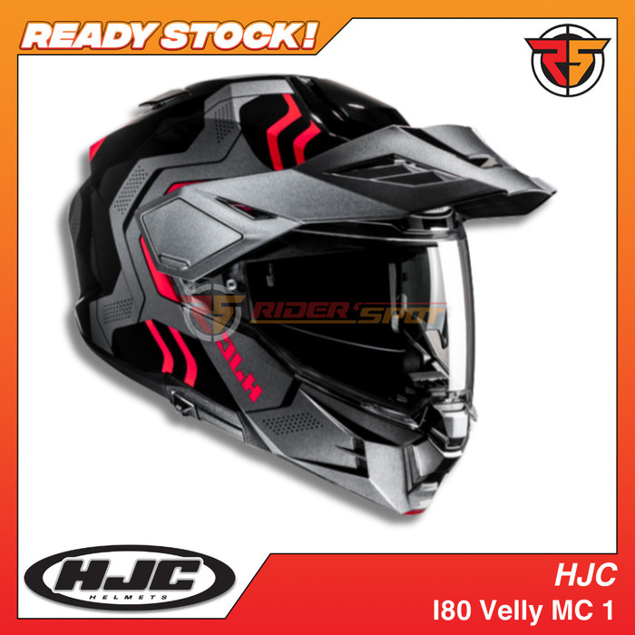 Jual Helm HJC I80 Velly MC1 Modular Helmet Original | Shopee Indonesia