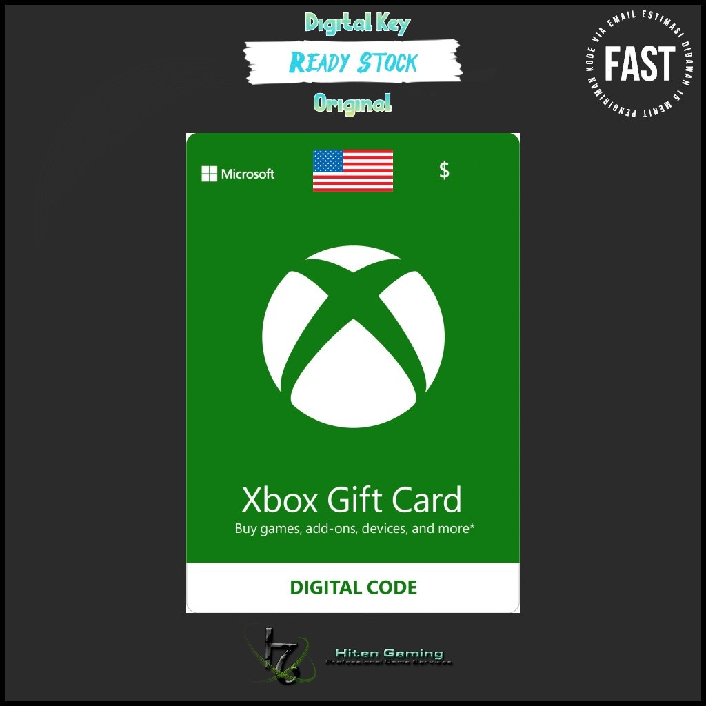 Jual Xbox Gift Card USD [Digital Code] v3 | Shopee Indonesia