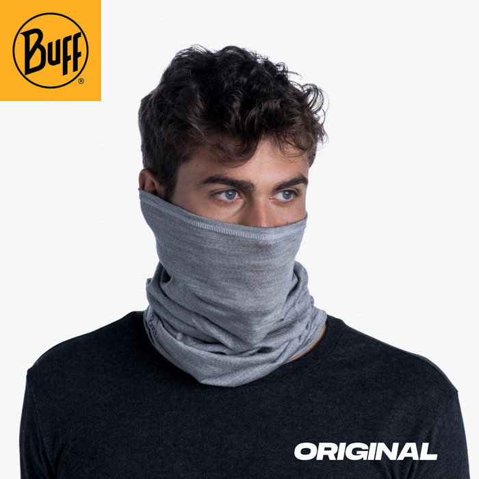 Jual Buff Merino Lightweight Neckwear Solid Light Grey | Shopee Indonesia
