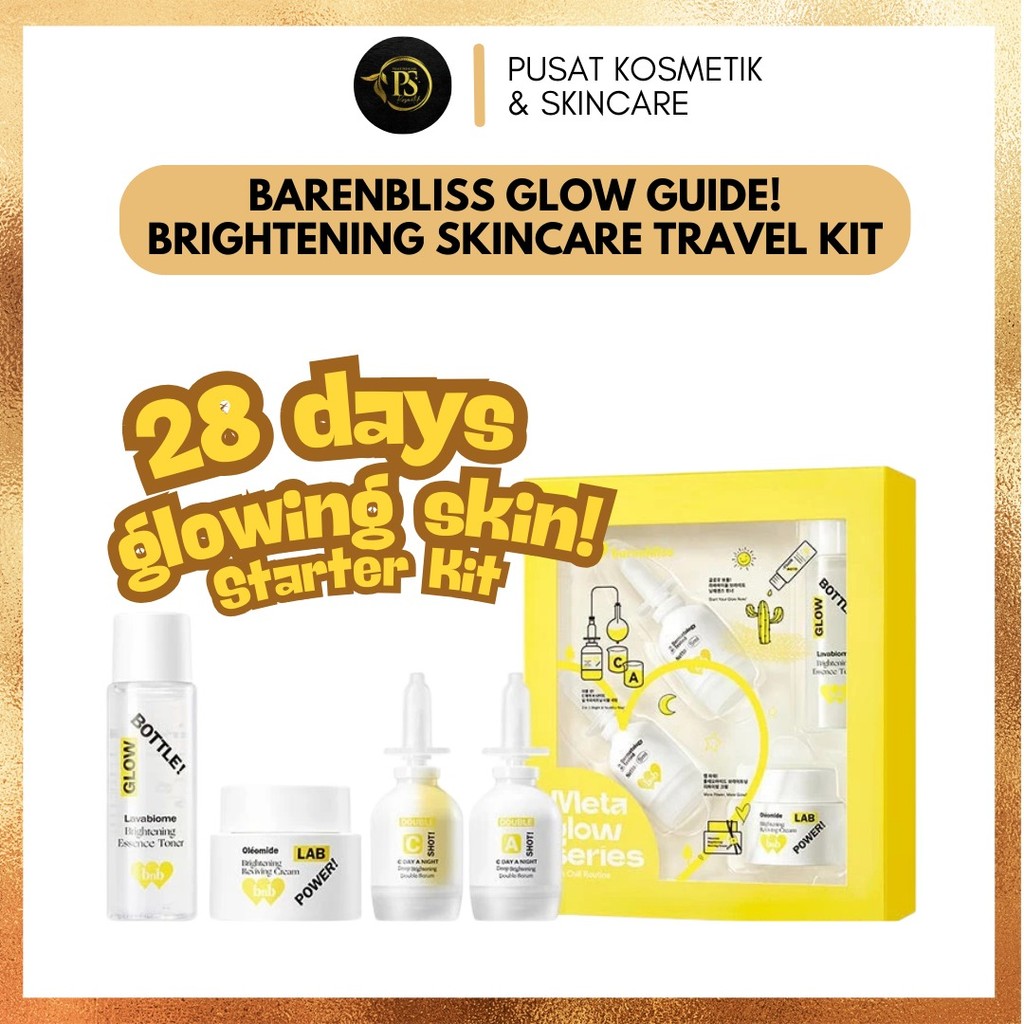 Jual BNB Paket Travel Kit Meta Glow Isi 4 (Toner - Serum - Moisturizer ...
