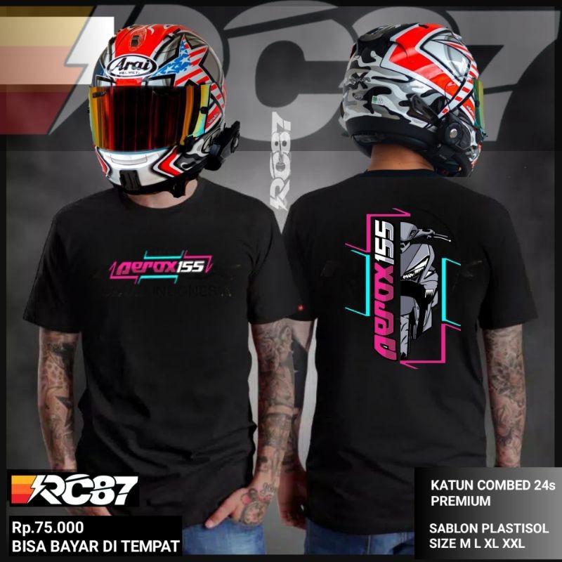 Jual KAOS AEROX KAOS YAMAHA AEROX TERBARU KAOS MOTOR | Shopee Indonesia