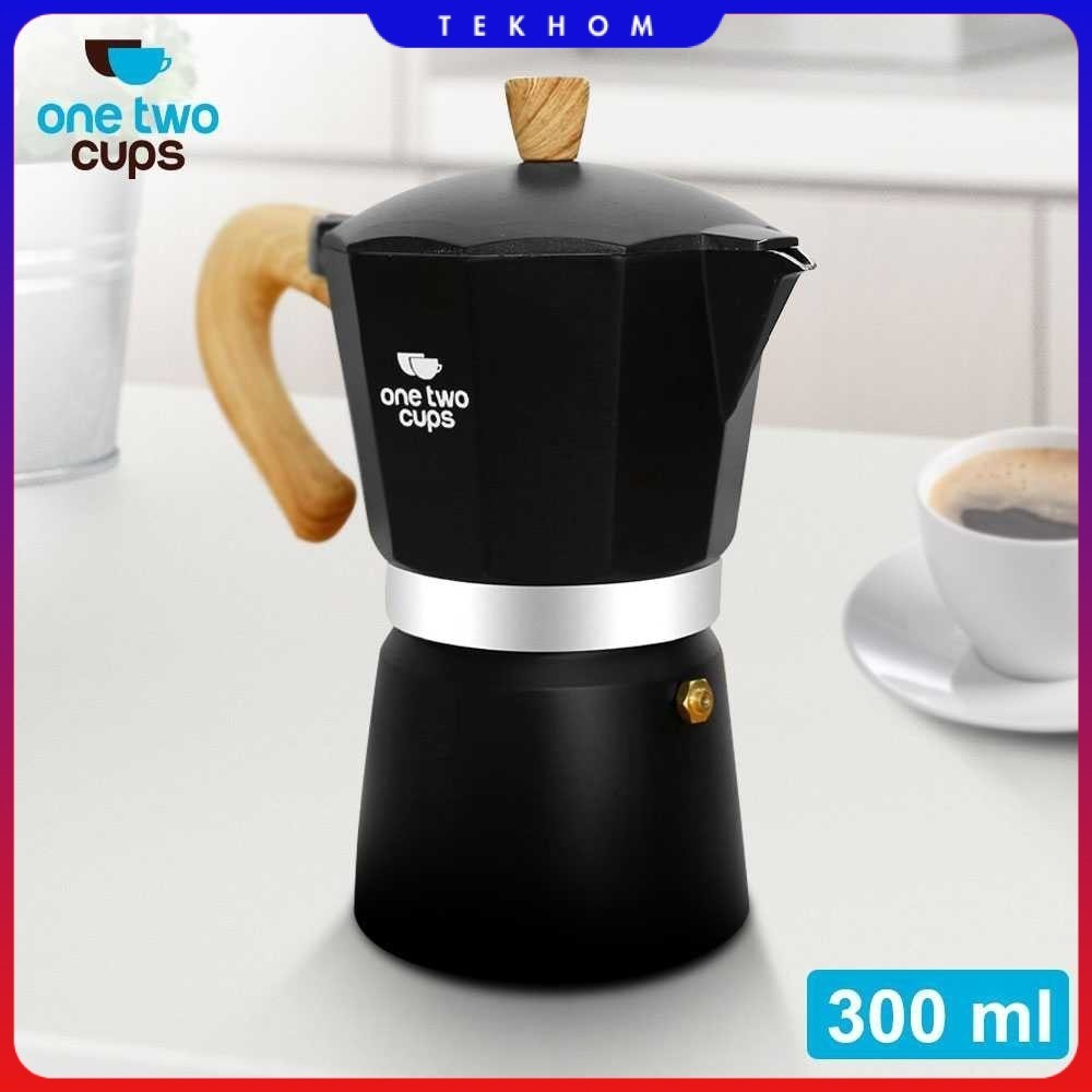 Jual One Two Cups Moka Pot Espresso Coffee Maker Stovetop - PL-315 | Shopee Indonesia