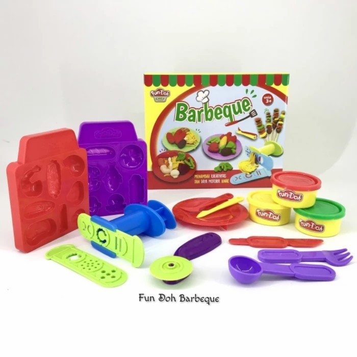 Jual Rumi Project Mainan Fun Doh Barbeque - Play Lilin Plastisin Fundoh ...