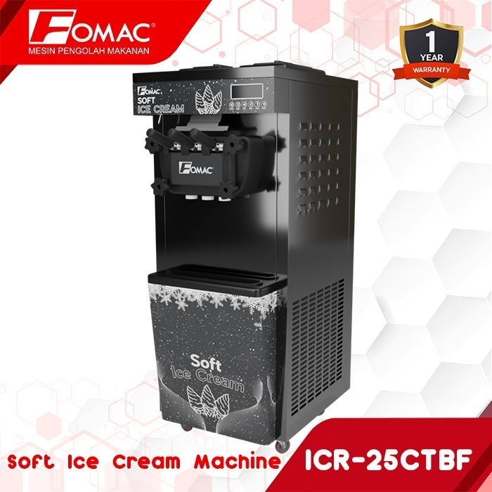 Jual FOMAC Soft Ice Cream Machine ICR-25CTBF ICR-25CTSF Mesin Es Krim 3 ...