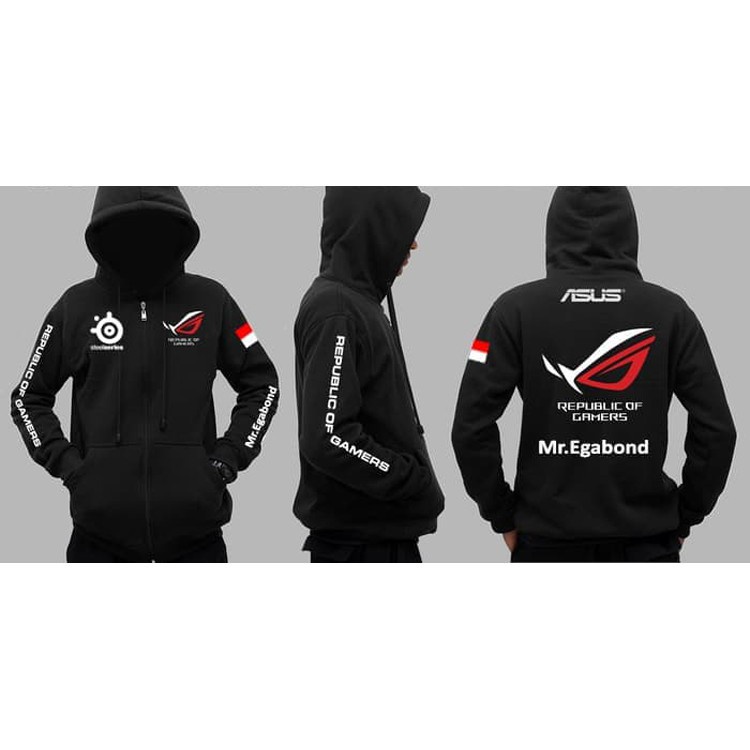 Jual wana production Hoodie Zipper Asus Rog Custom | Shopee Indonesia